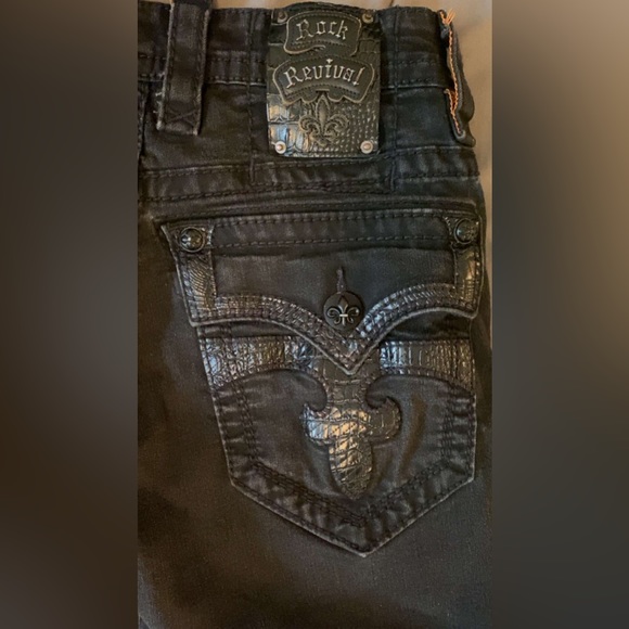 Rock Revival | Jeans | Mens Rock Revival Black Jeans | Poshmark